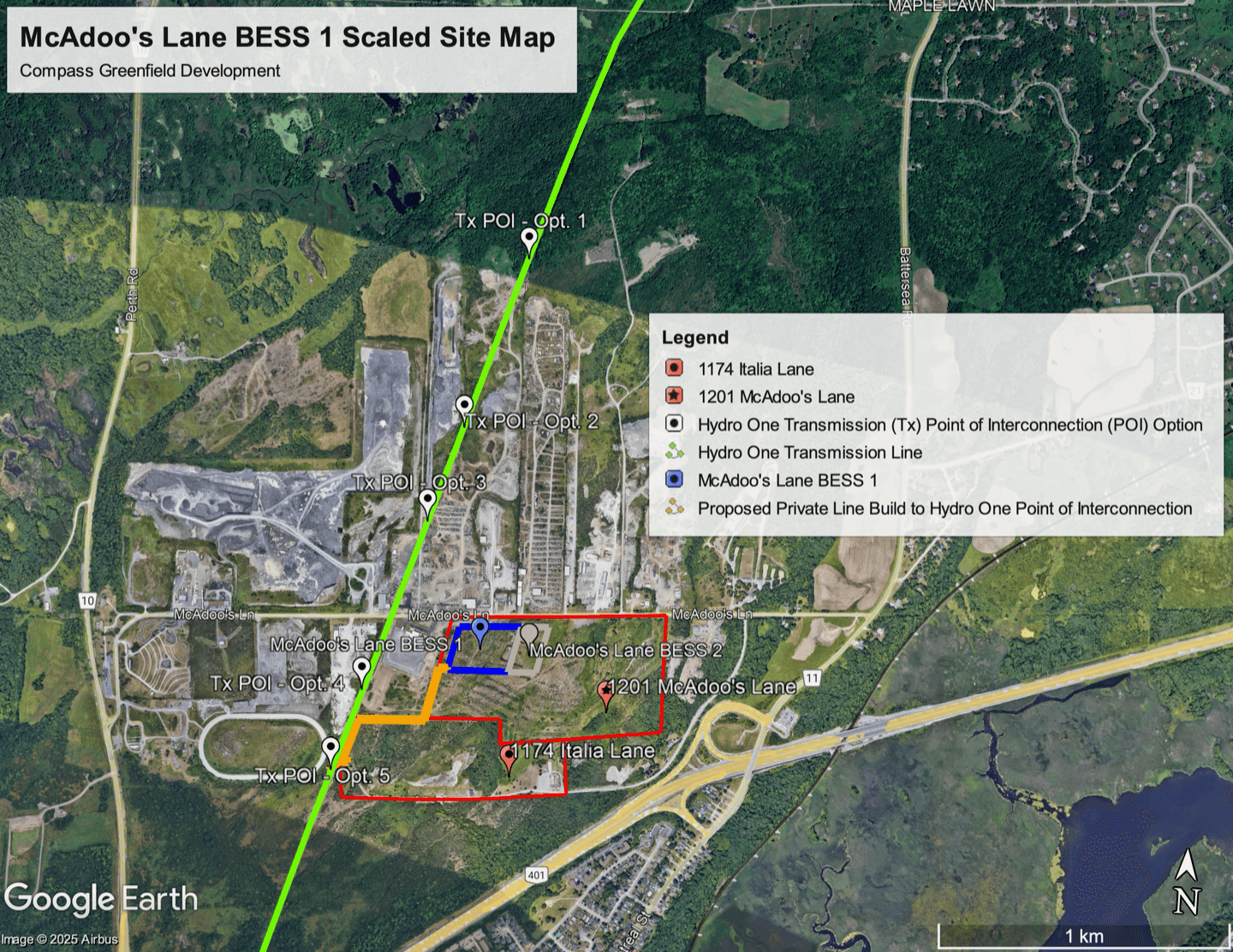 McAdoo's Lane Energy Storage